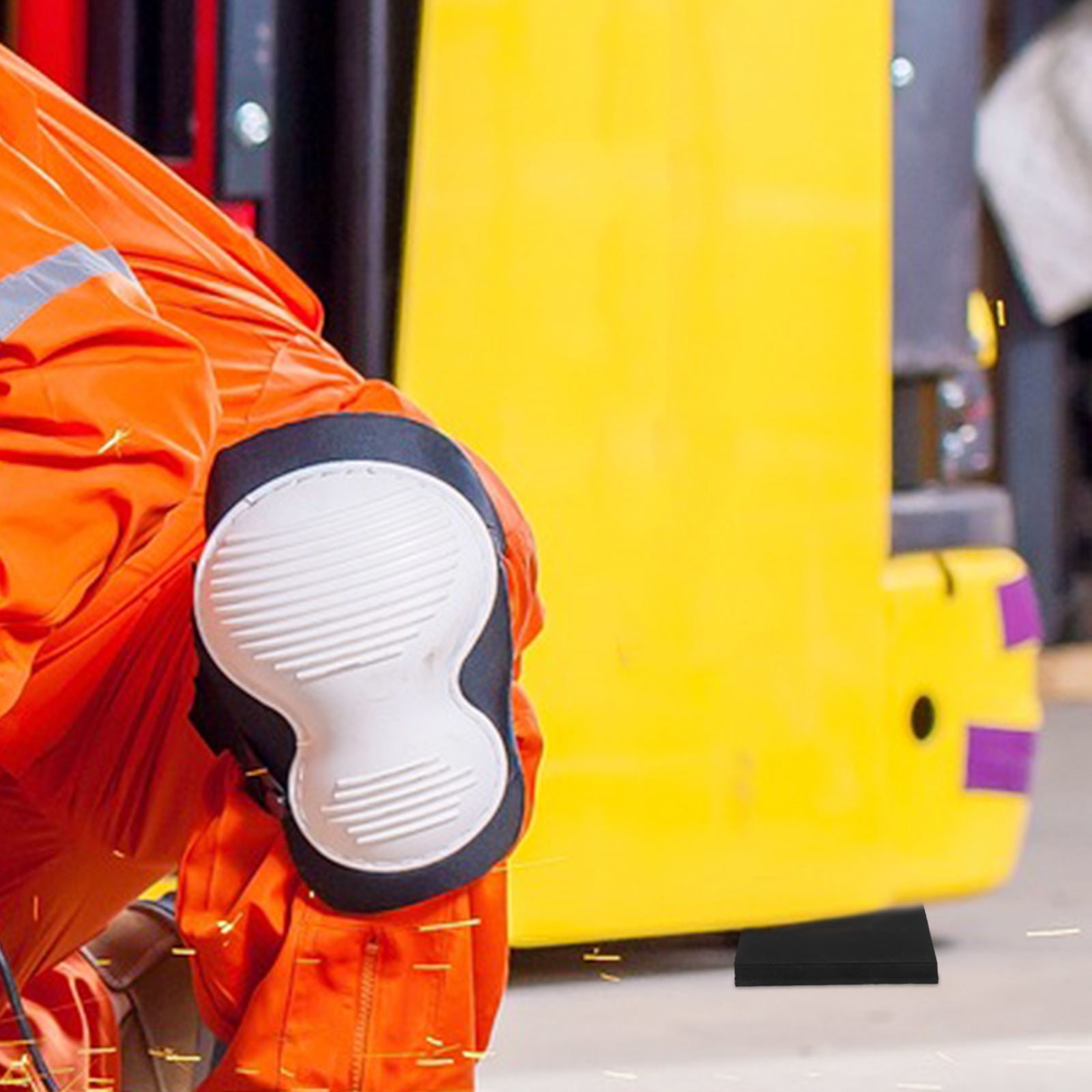 KONTONTY Heavy-Duty Rubber Vibration Isolator Pad for Industrial ...