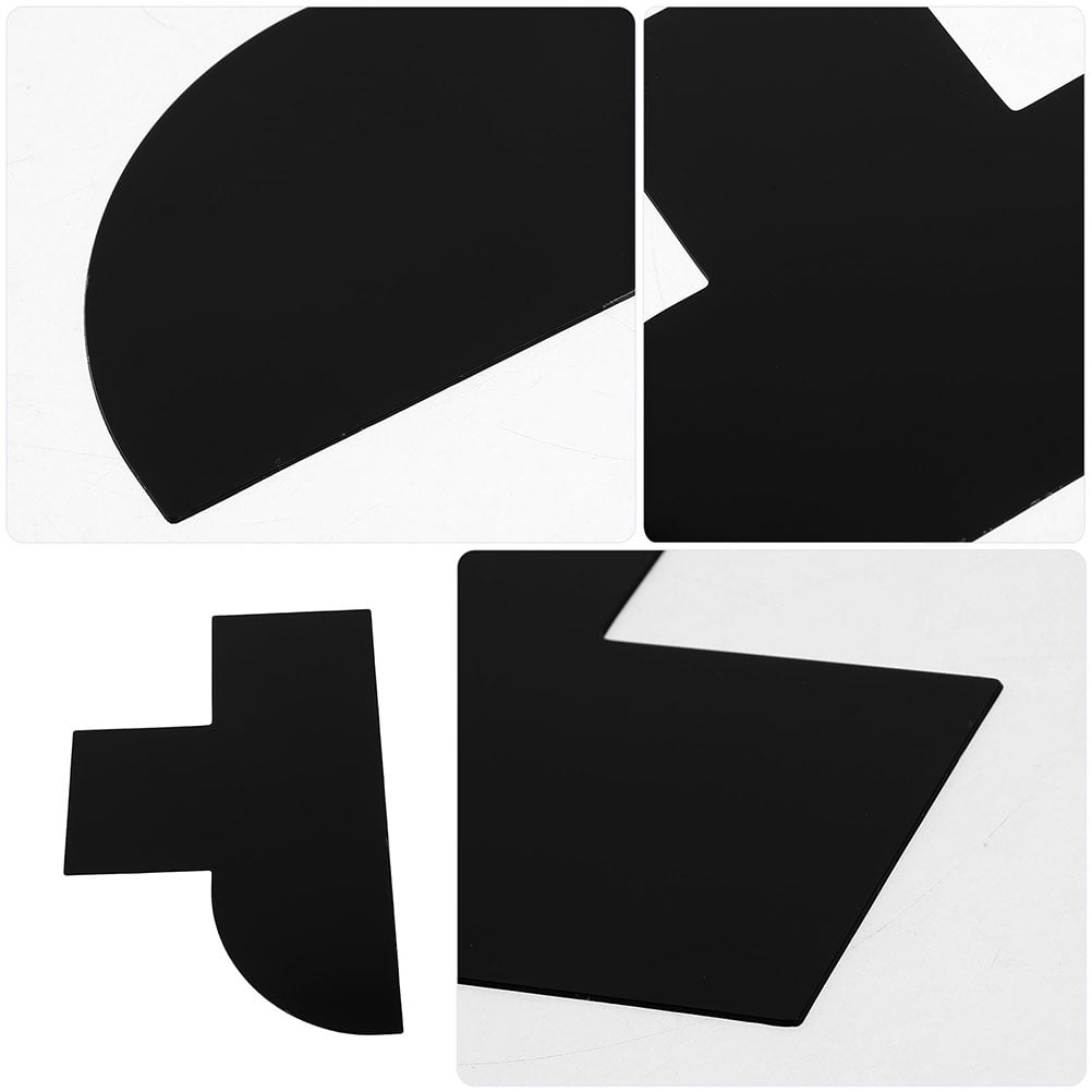 KONTONTY Hemoton 1 Set Hairline Design Cards for Men Beard Shaping Tool ...