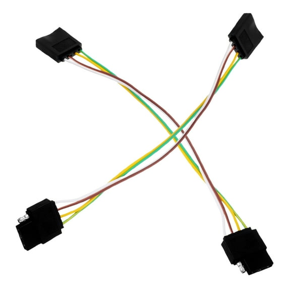 KONTONTY Hemoton 2pcs Trailer Light Wire for Camper Tail Connector ...