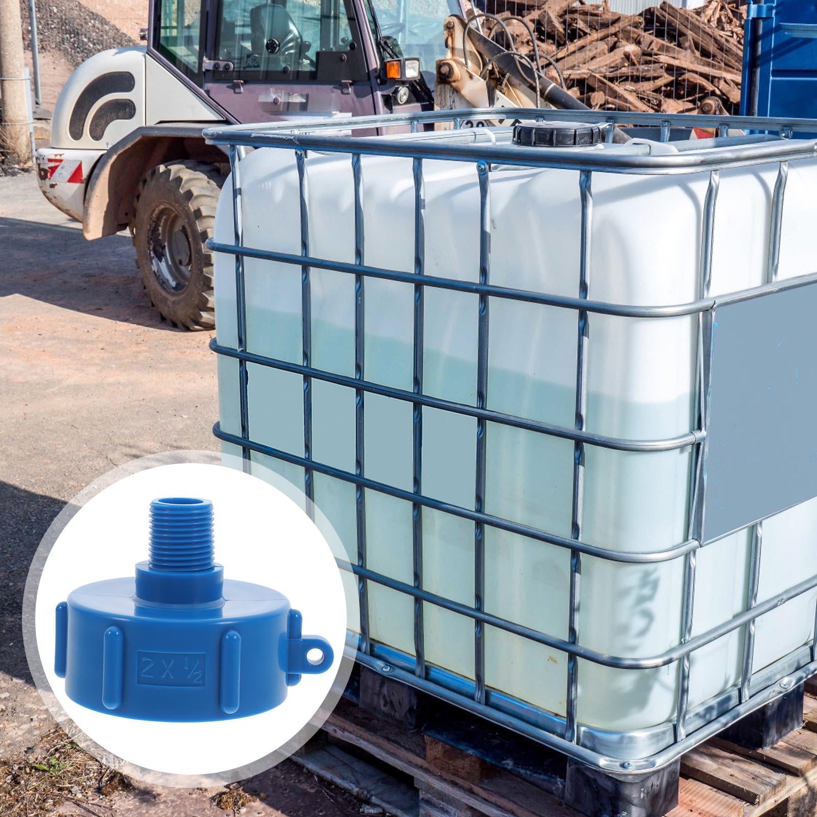 KONTONTY IBC Tote Tank Adapter IBC Thread Adapter Water Hose Fine ...