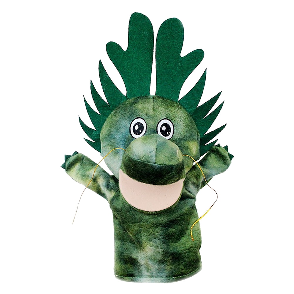 KONTONTY Interactive Hand Puppet Toy Dragon Shaped Fabric 1Pack for ...