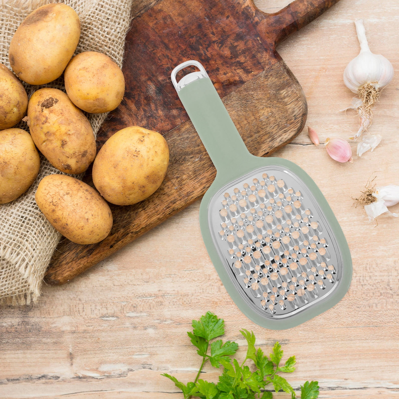 KONTONTY Kitchen Stainless Steel Potato Cutter Multi-Functional Mincer ...