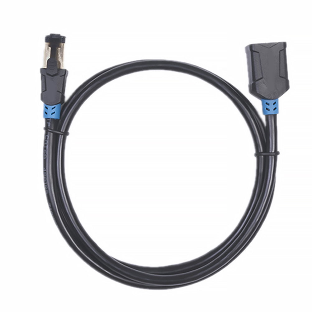 KONTONTY LAN Cable Black 1 Piece for Distance Network Connection Ideal ...