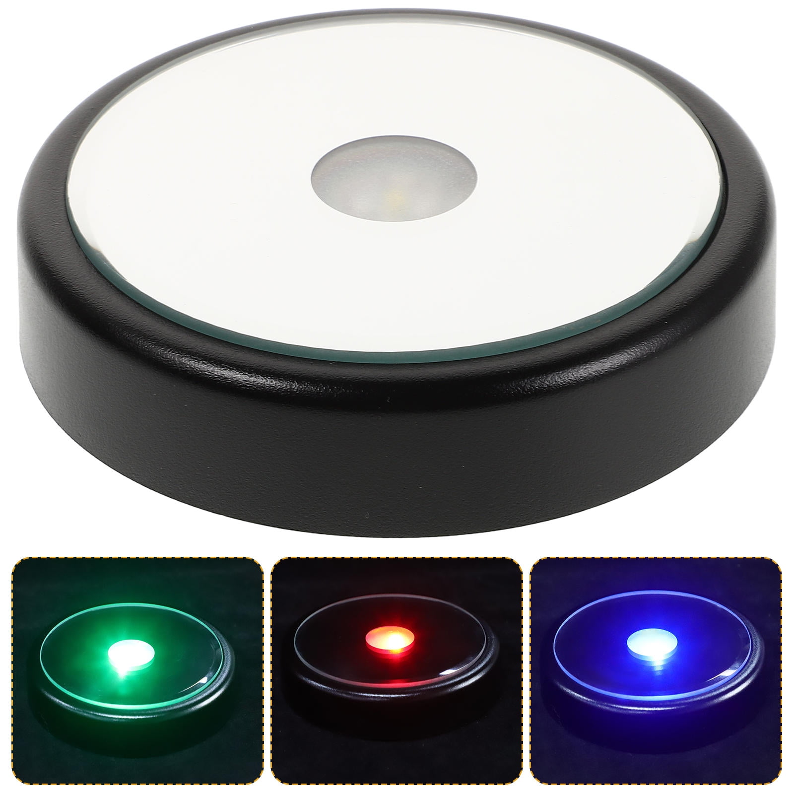 KONTONTY LED Light Base Stand for Crystal Display Multiple Color ...
