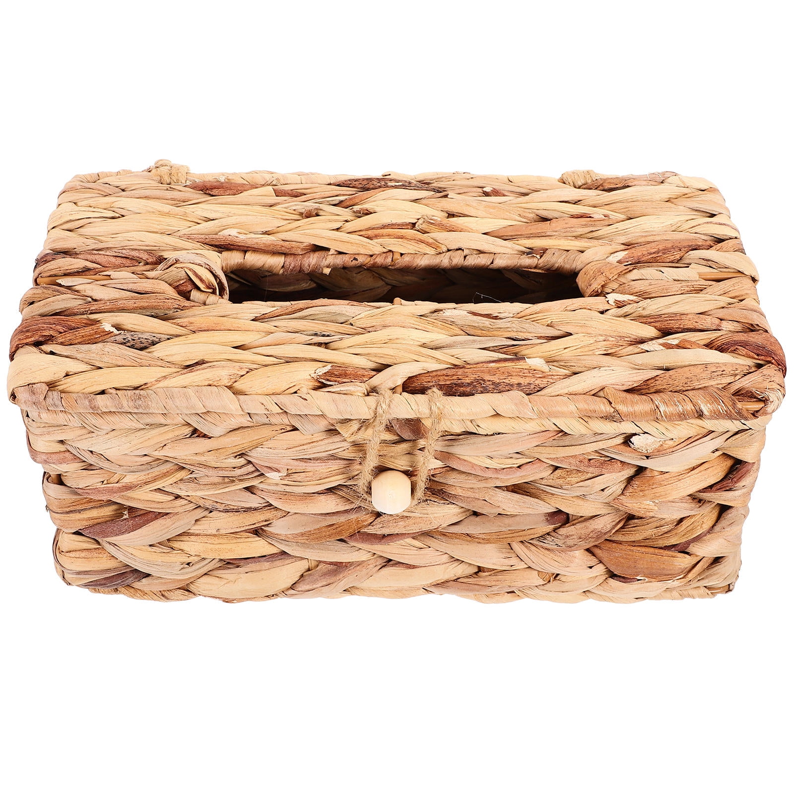 KONTONTY Light Yellow Desktop Tissue Box Of Synthetic Material For ...