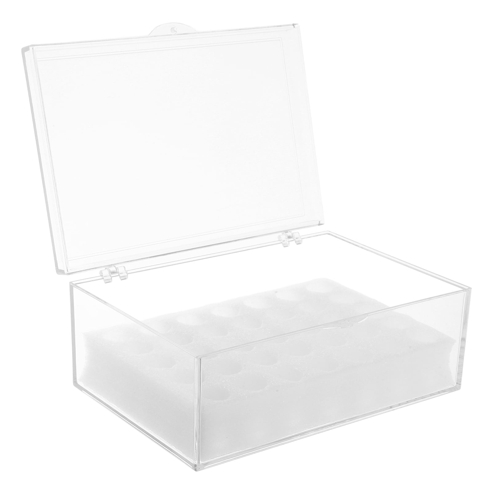 KONTONTY Medical Storage Box with Lid Clear Light Blocking Containers ...