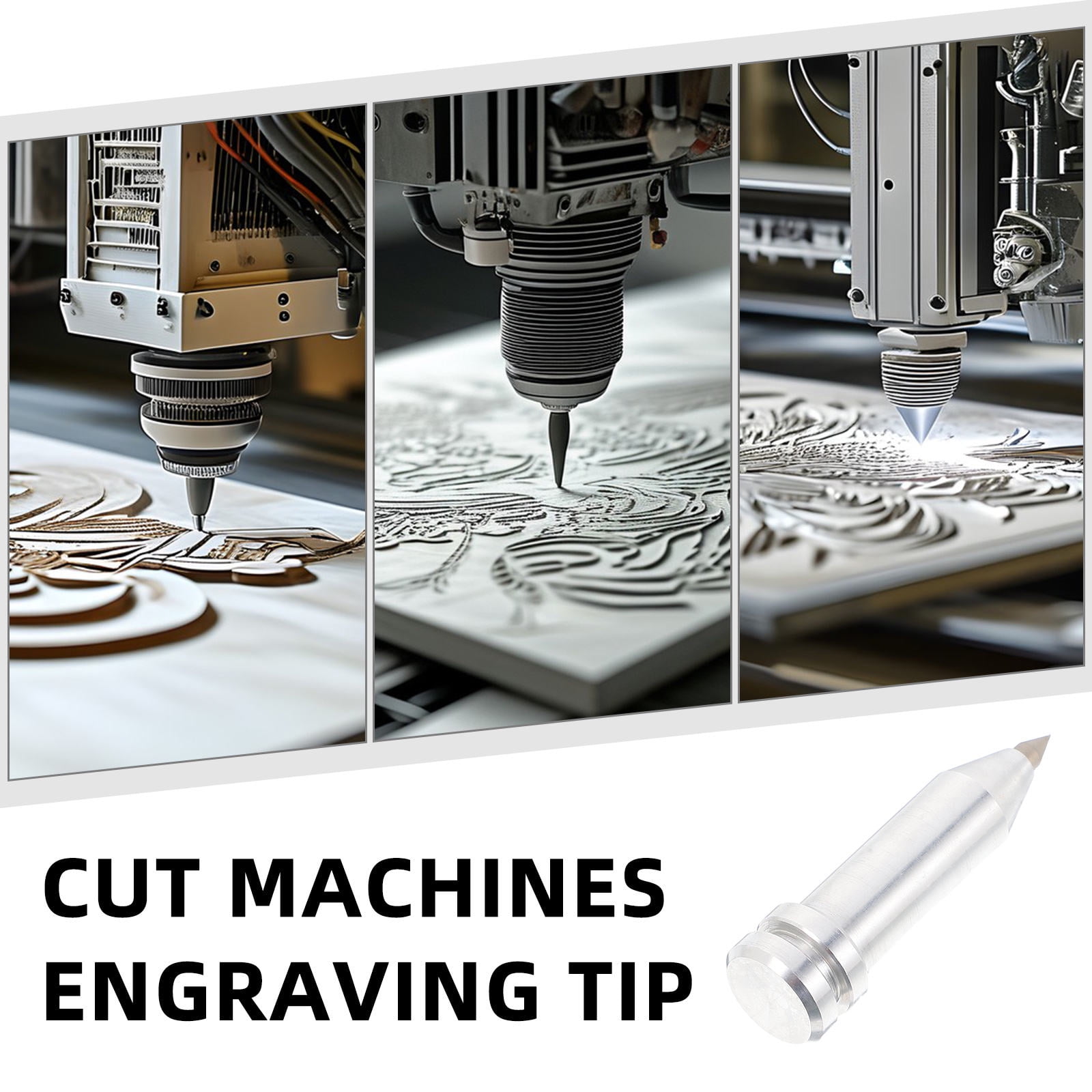 KONTONTY Metal Hand Engraving Tools With Cut Machines Engraving Tip Pen ...