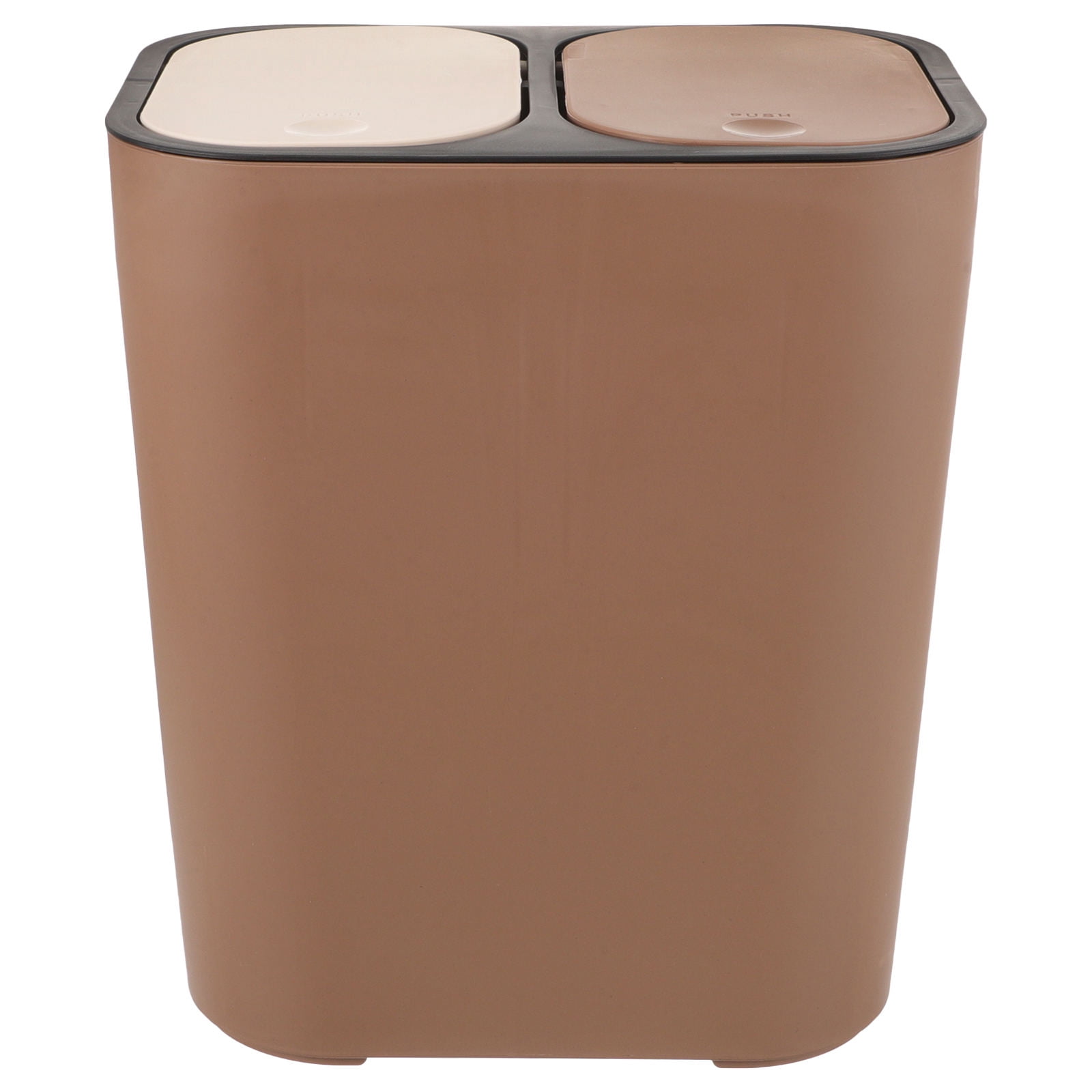 KONTONTY Modern Rubbish Bin Classified Dustbin Plastic Coffee Home 1Pcs ...