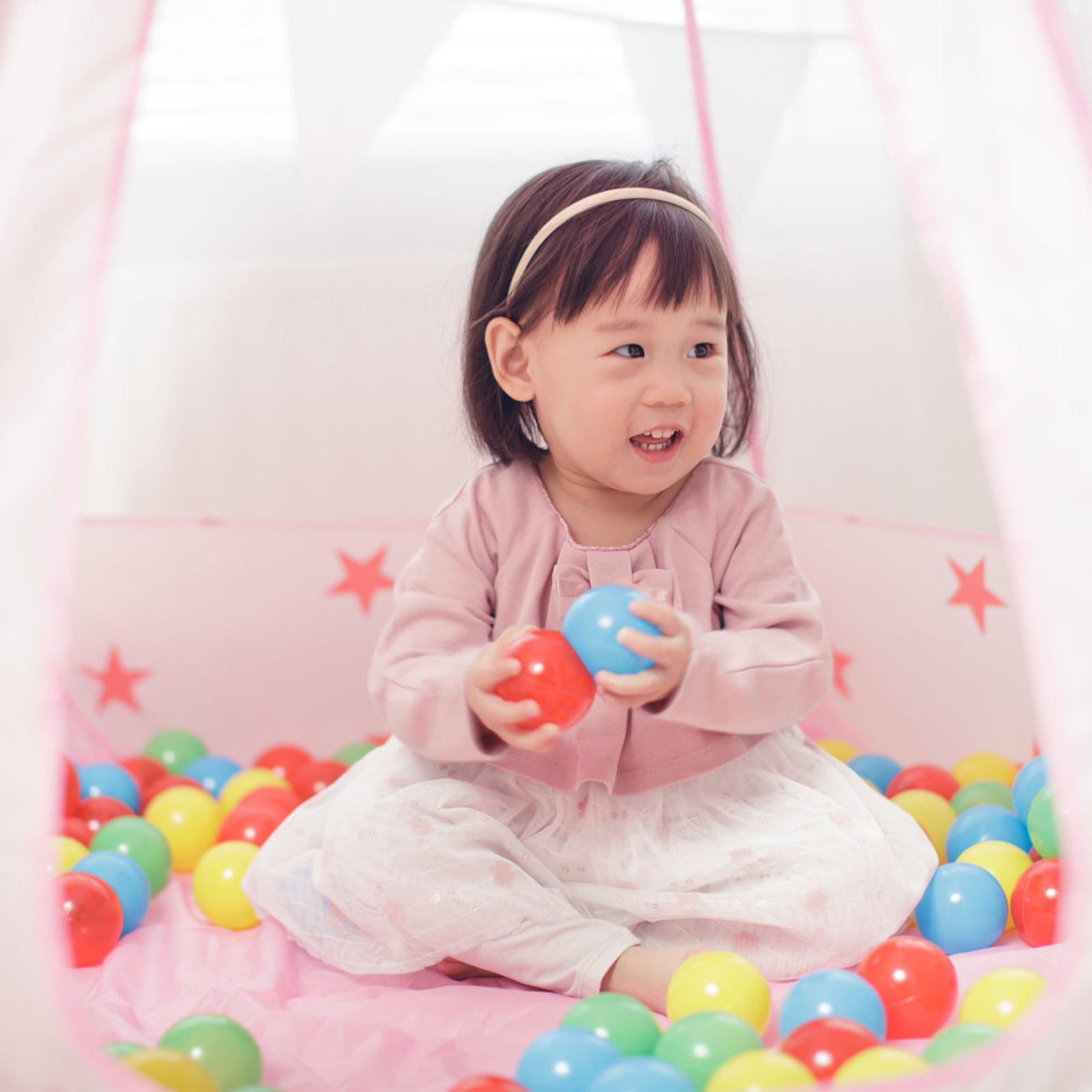 KONTONTY PE Balls for Kids with Variety of Colors Great for Playroom ...