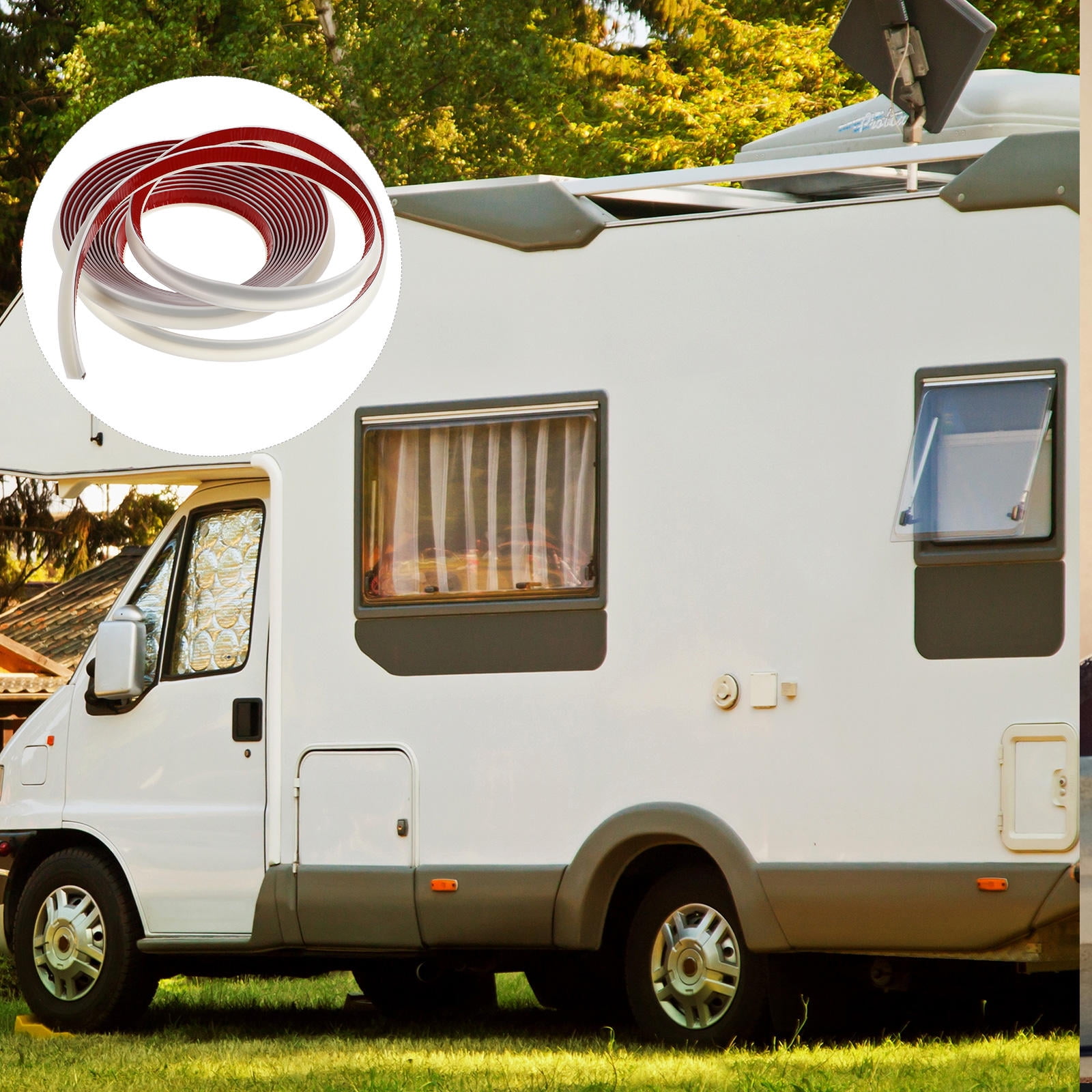 KONTONTY PVC Drip Rail for RVs Cars and Trucks Flexible J Shaped 10 ...