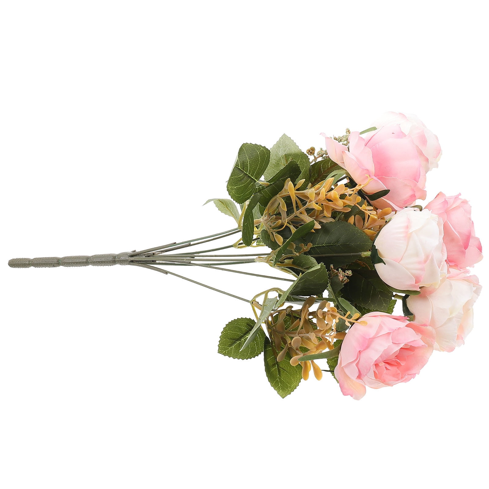 KONTONTY Pink Fake Peony Flower Bouquet for Home Decoration and Events ...