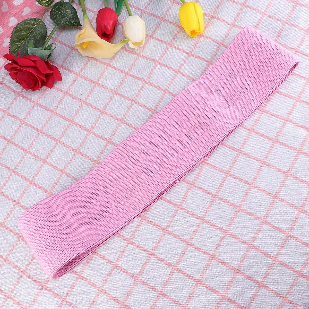 KONTONTY Pink Hip Fitness Band for Hip Abduction and Squat Assistance ...