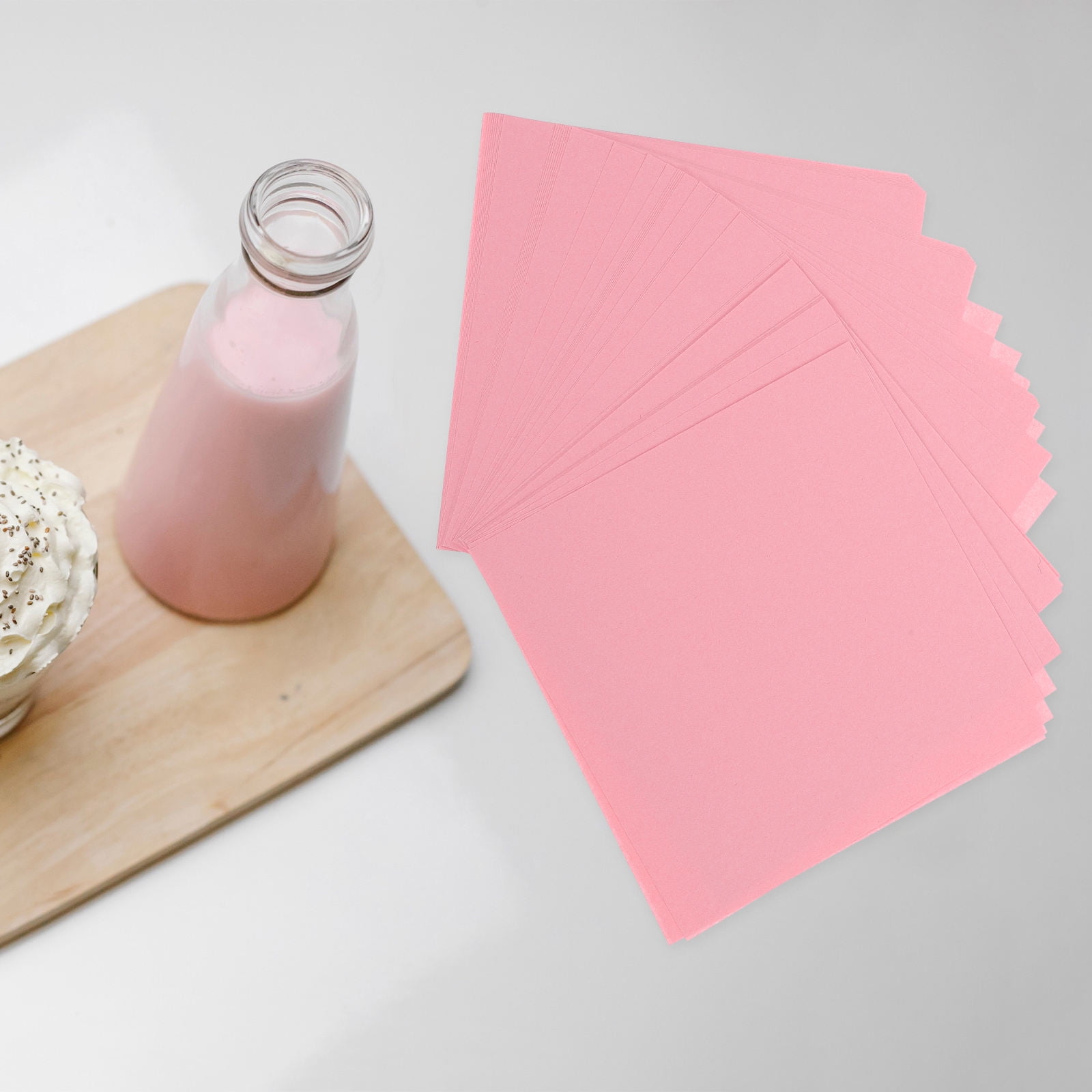 KONTONTY Pink Pudding Wrapping Paper for Decor Use Flexible and ...