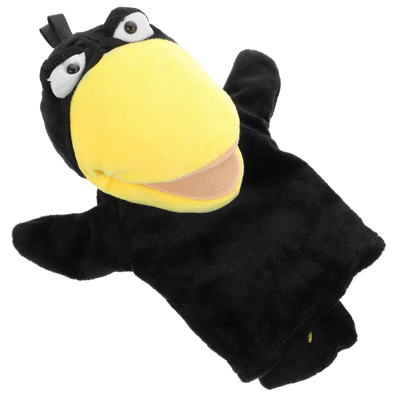 KONTONTY Plush Black Crow Hand Puppet Soft Suppleness Ideal for ...