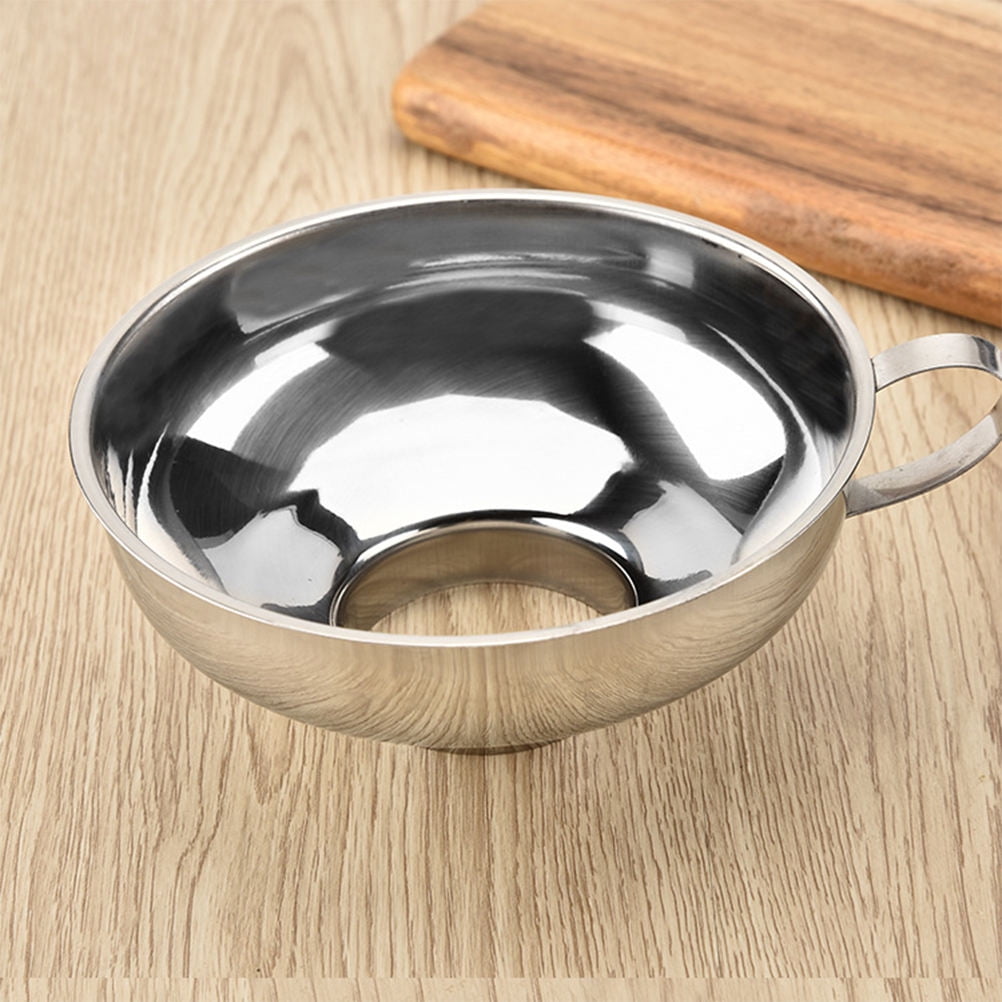 KONTONTY Powder Stainless Steel Funnel Dishwasher Safe Liquid Transfer ...