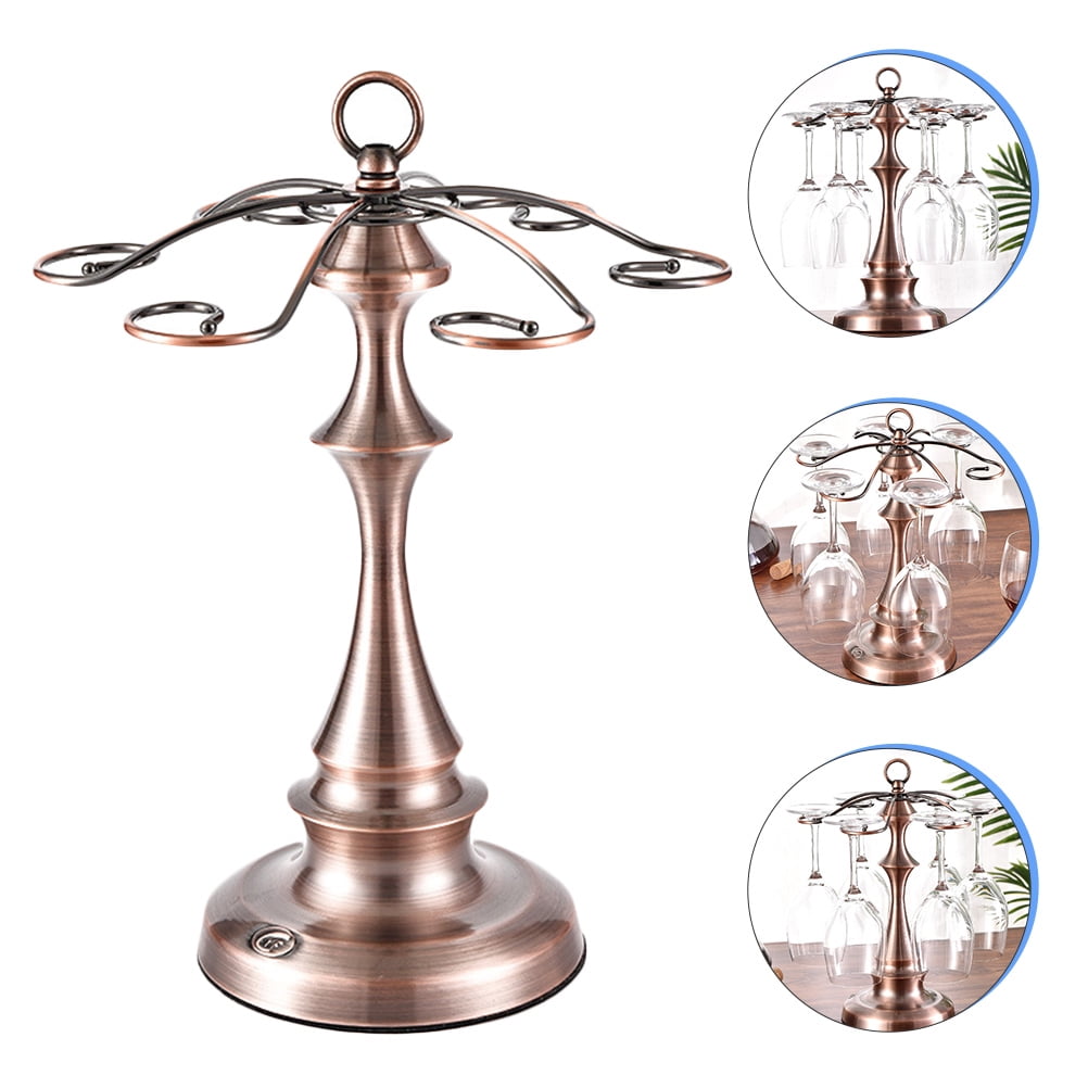 KONTONTY Red Wine Glass Holder Air Dry Wine Glass Rack Goblet Hanging ...