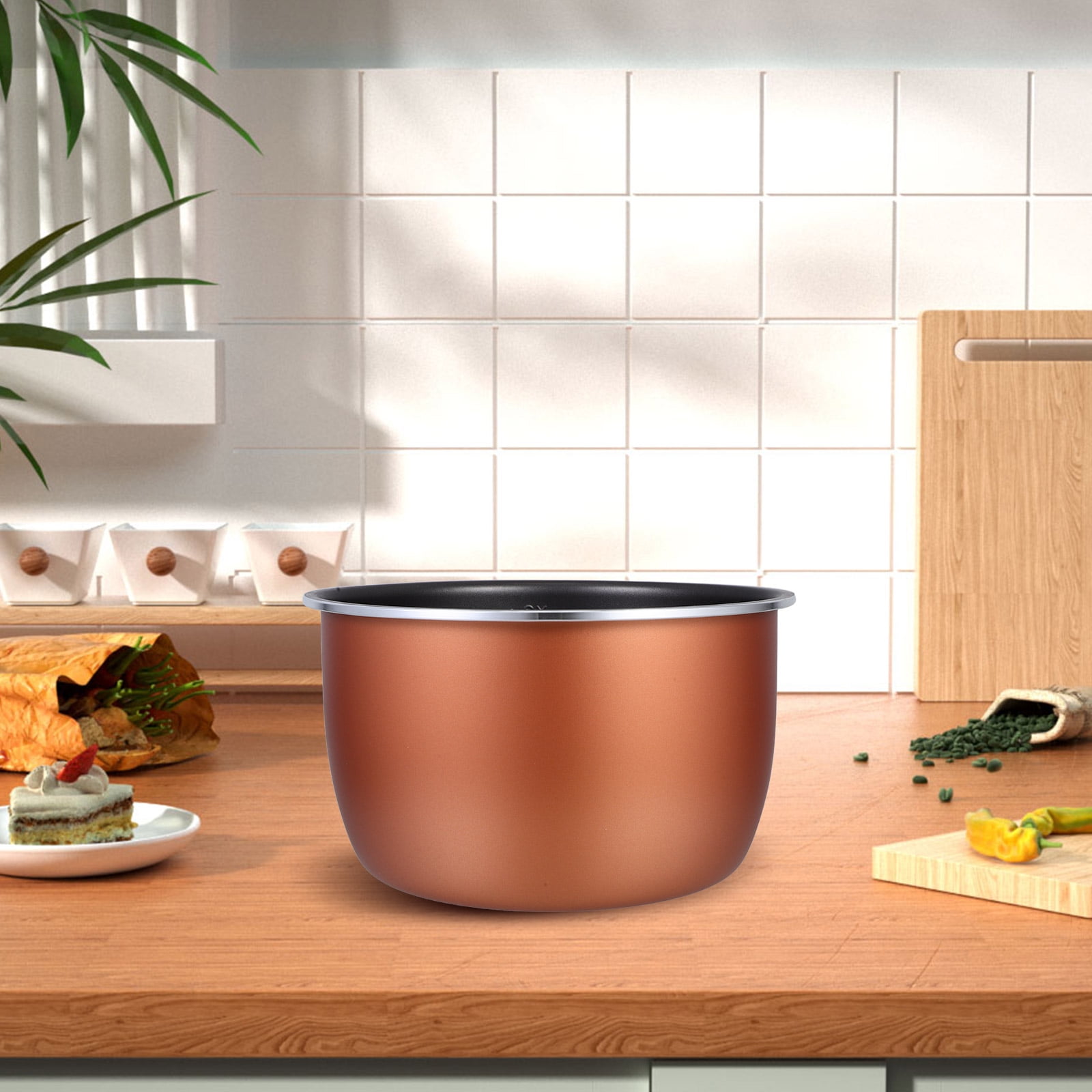 KONTONTY Rice Cooker Liner Bowl Replacement Accessories for Inner Tank ...