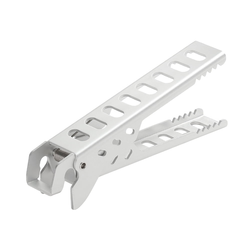KONTONTY Silver Aluminum Alloy Pot Holder for Camping, AntiScald Clamp ...