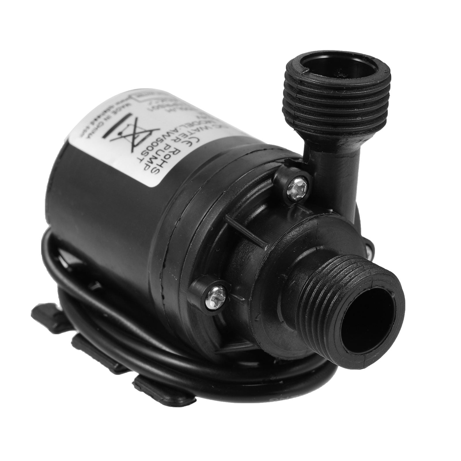KONTONTY Submersible Small Pond Pump Black ABS 1 Set for Everyday Use ...