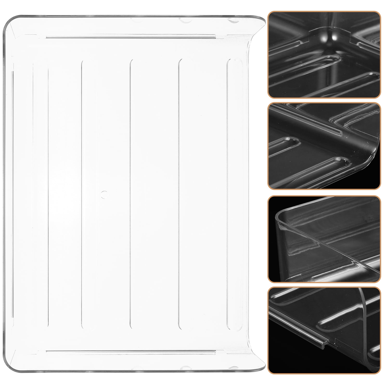 KONTONTY Transparent Stackable Letter Tray Organizer for Office Files ...