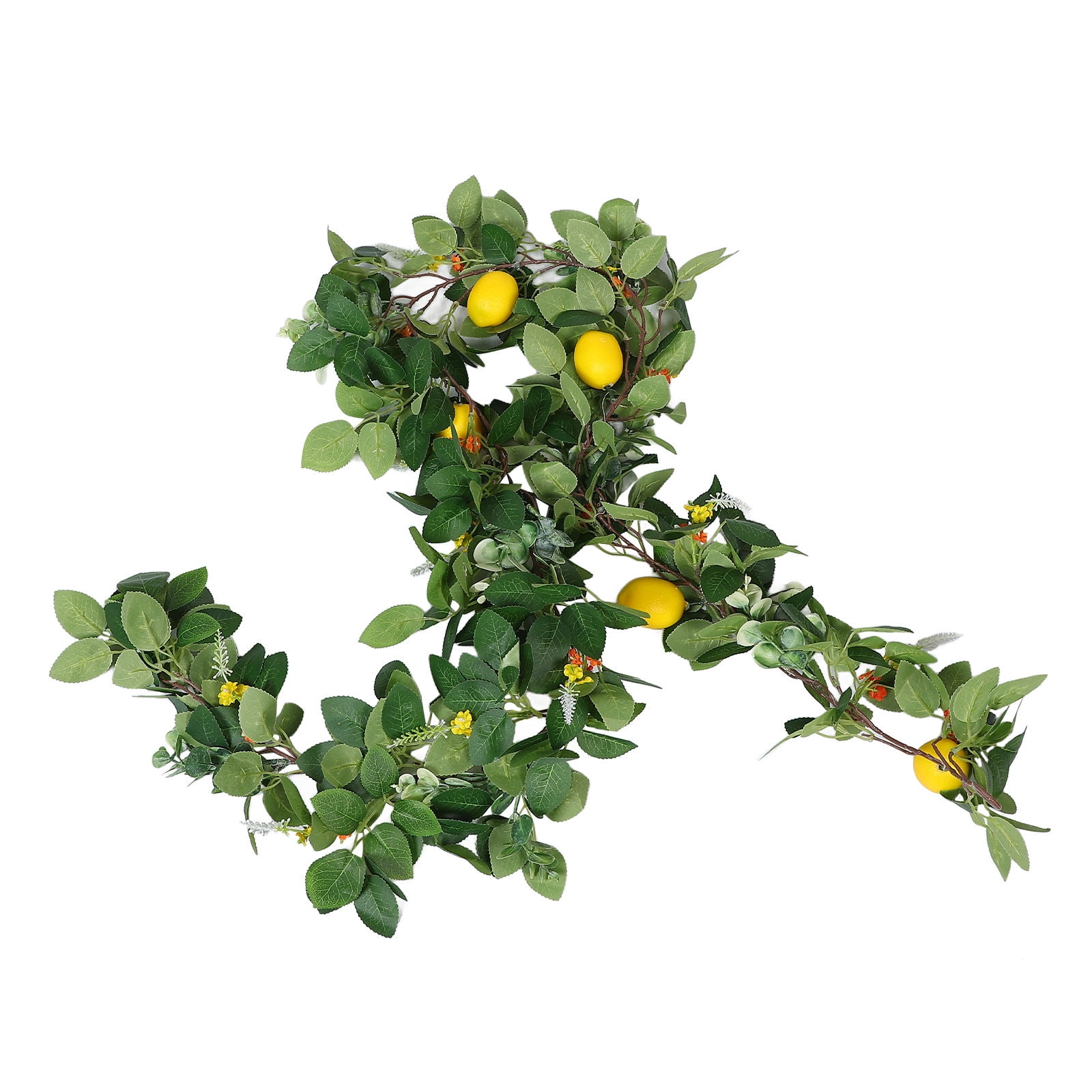 KONTONTY Spring Fruit Garland with Lemons Artificial Lemon Vines ...