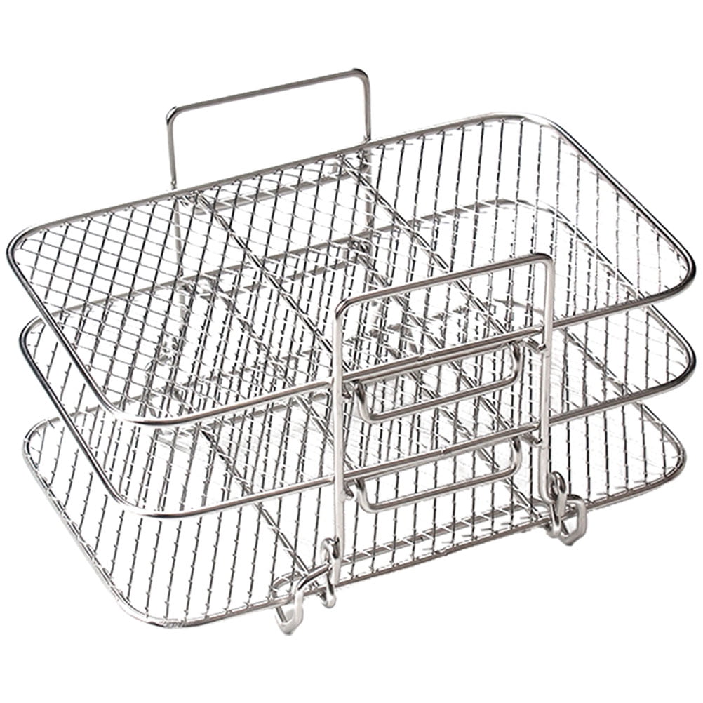 KONTONTY Stainless Steel Dehydration Racks For Air Fryer 1 Set ...