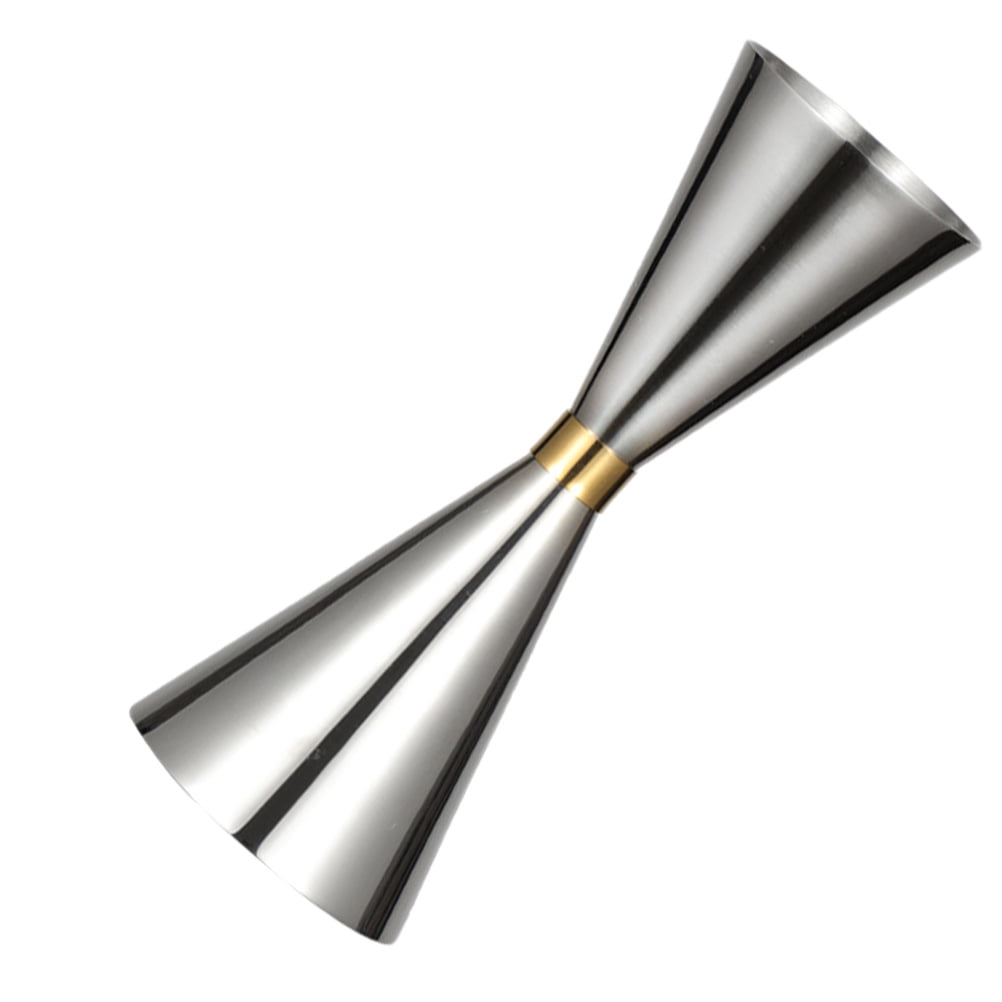 KONTONTY Stainless Steel Double Jigger for Bar with Clear Internal ...