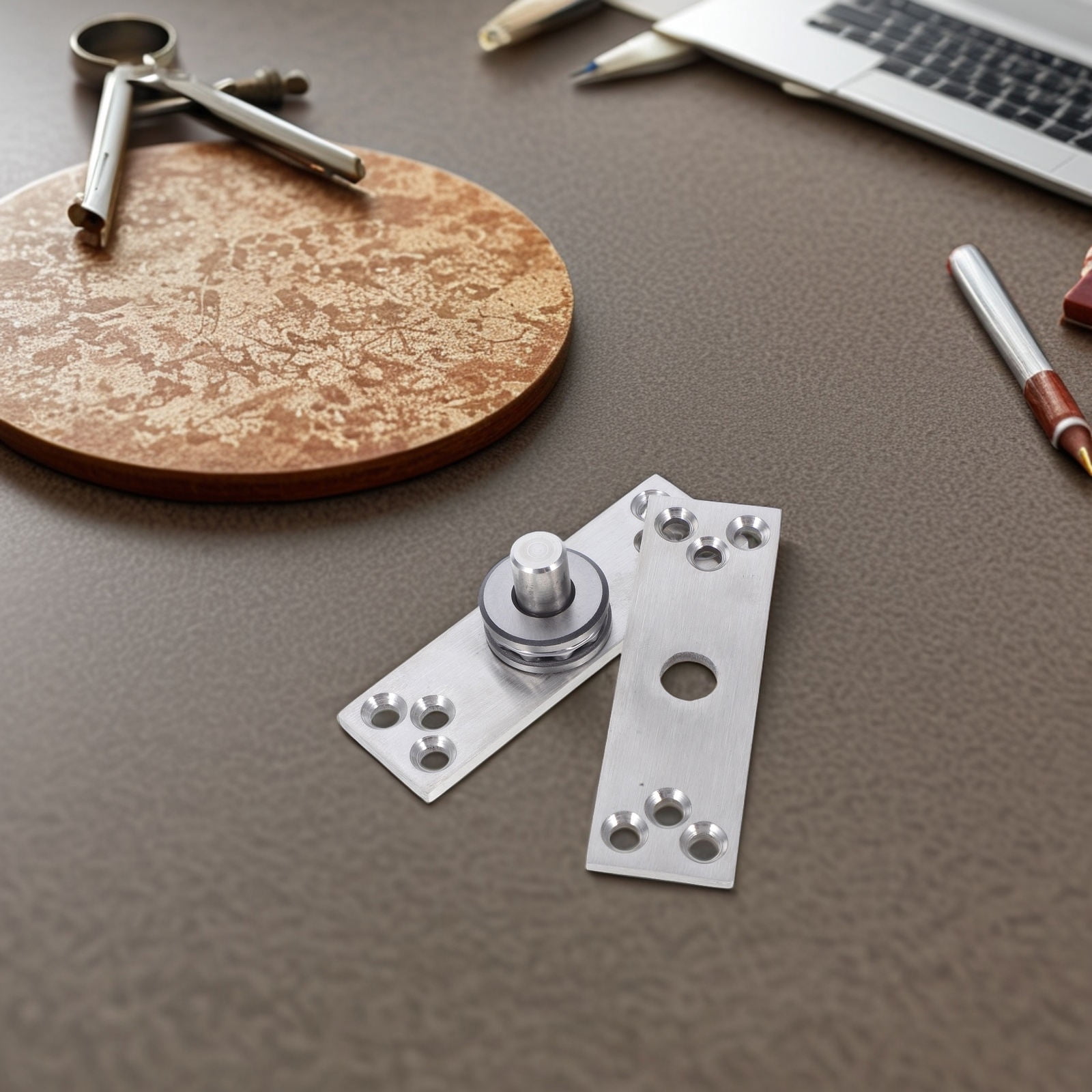 KONTONTY Stainless Steel Hidden Door Pivot Hinge System Furniture ...