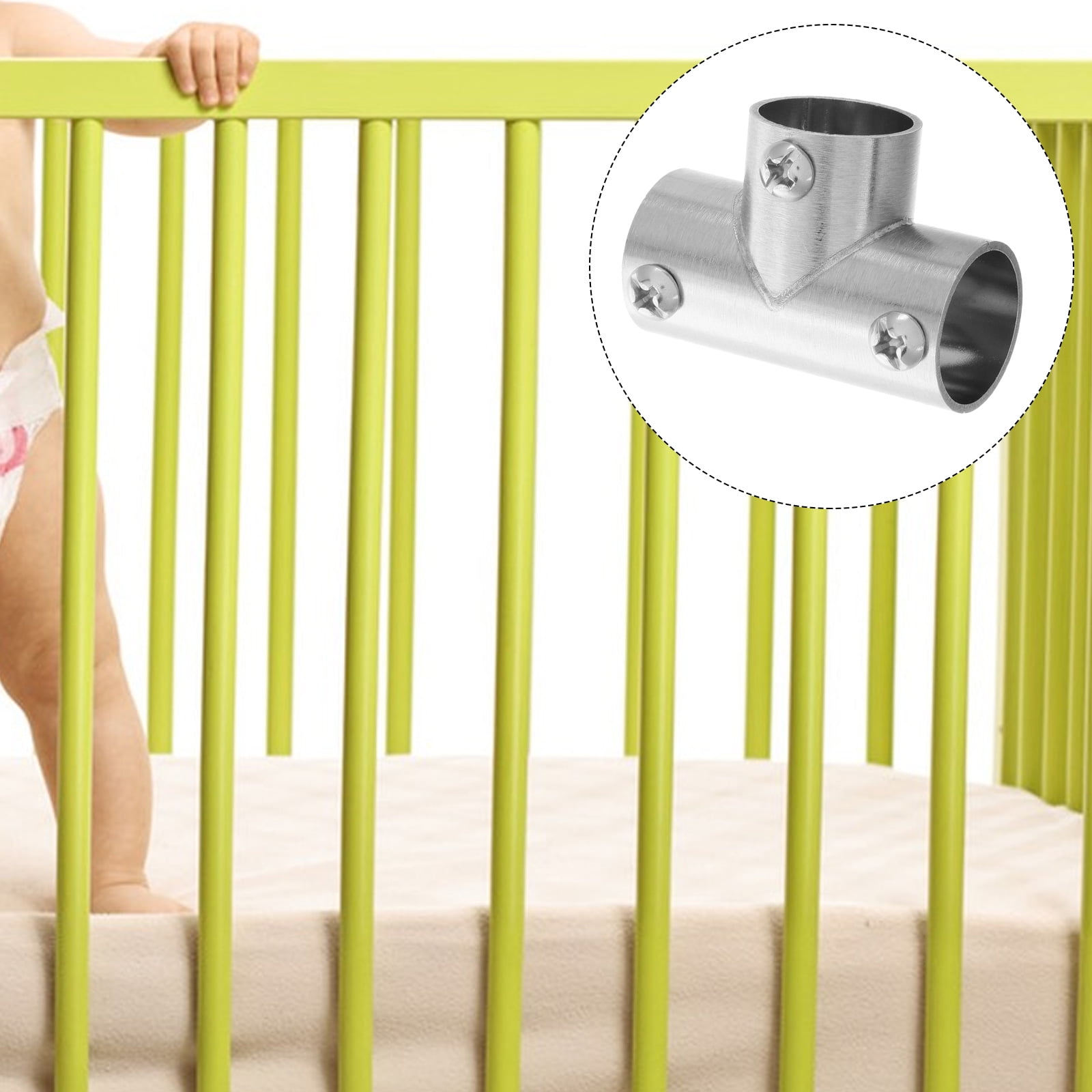 KONTONTY Stainless Steel Pipe External Connectors Direct Connectors ...