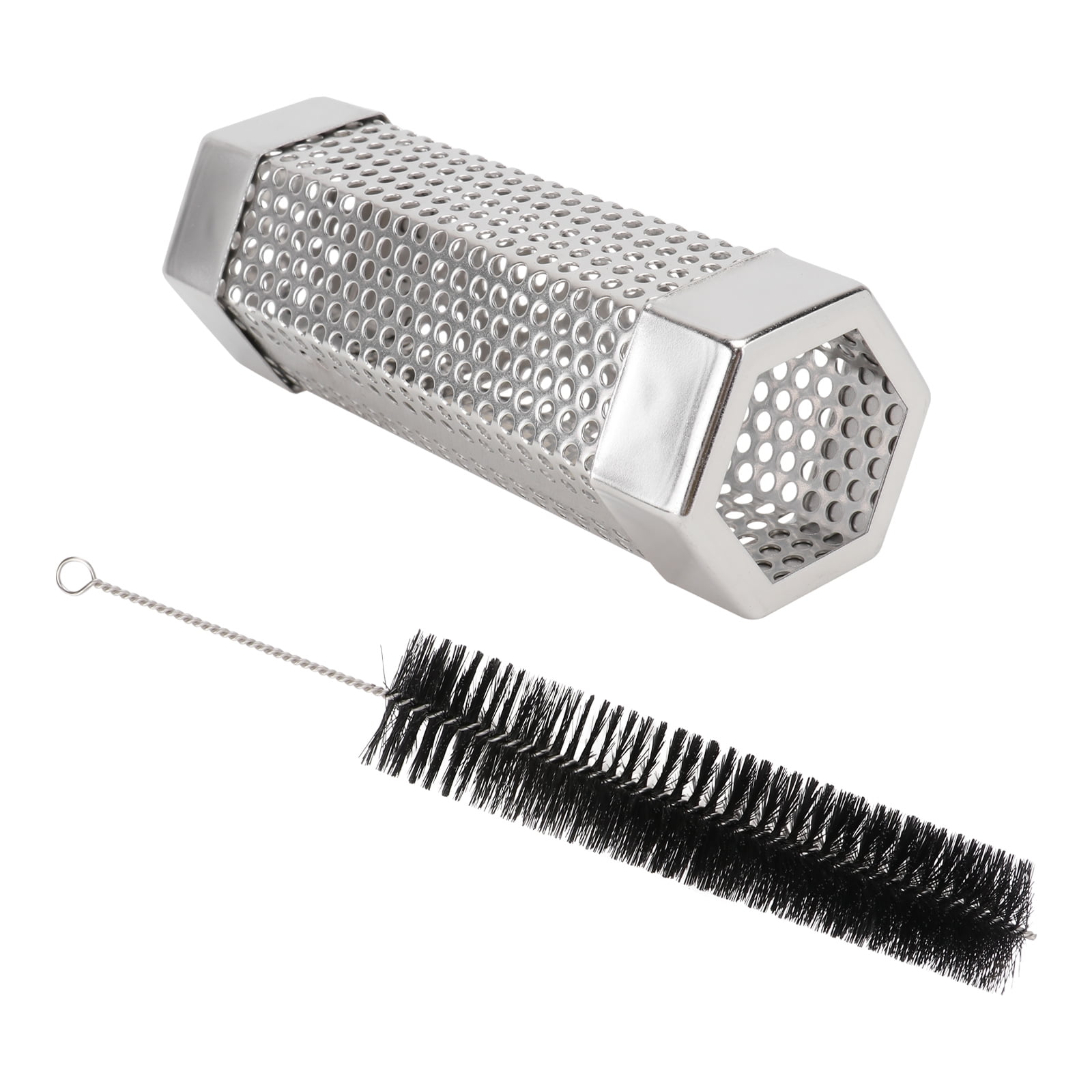 KONTONTY Sturdy BBQ Smoker Tube Made of Stainless Steel for Outdoor ...