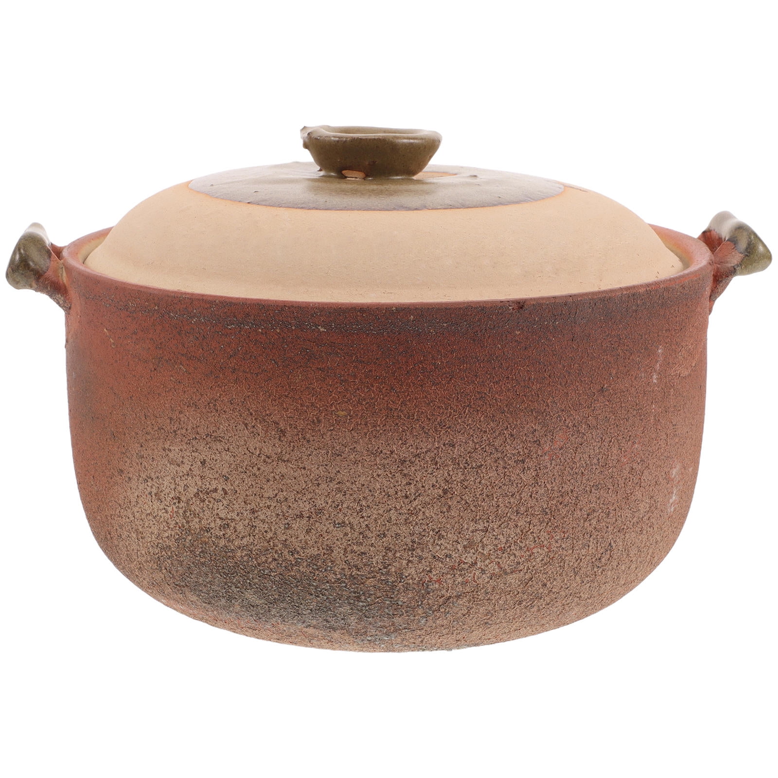 KONTONTY Terracotta Pots for Cooking Clay Pot with Handle for Stews ...