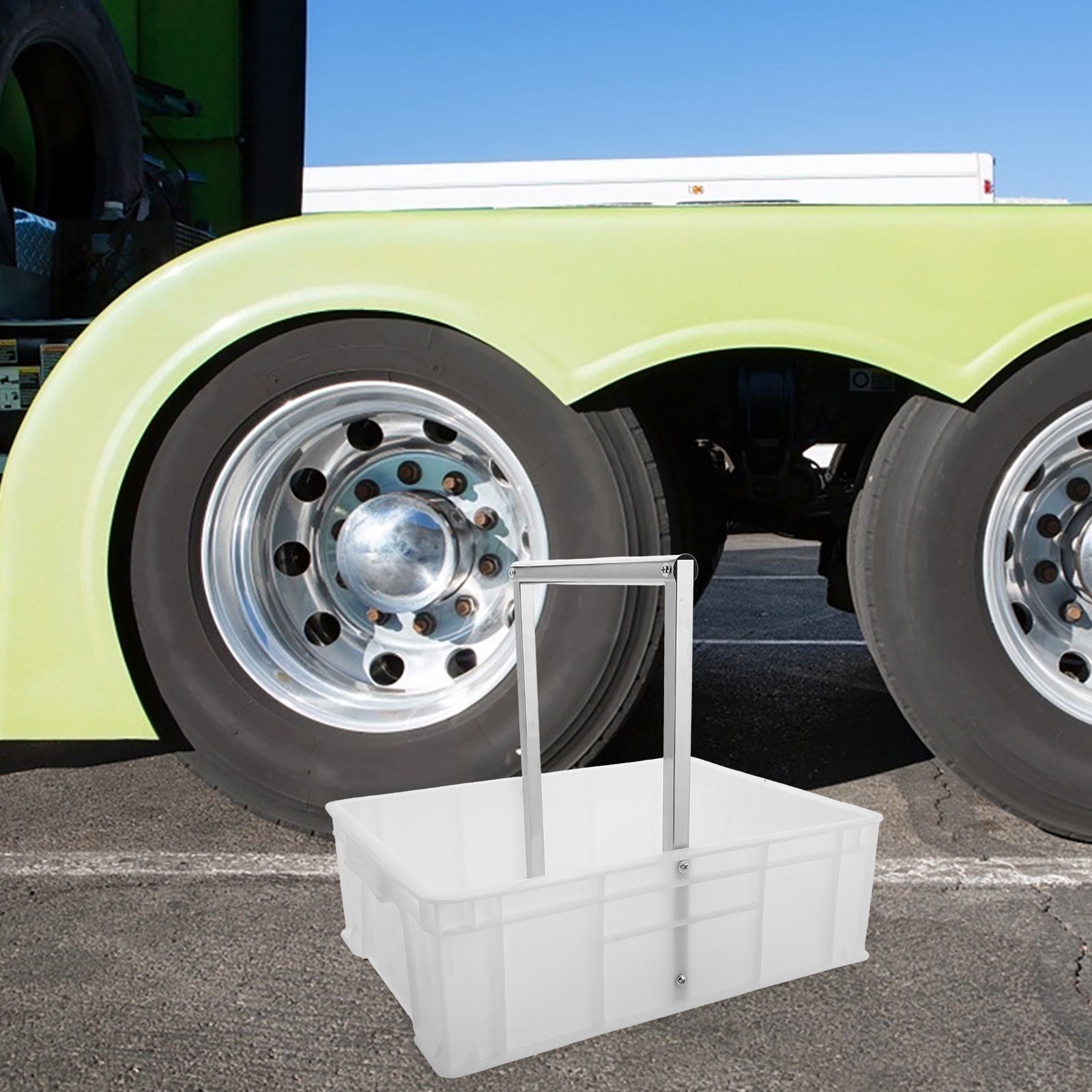KONTONTY Tire Repair Set Storage Organizer With Robust Handle Tire ...
