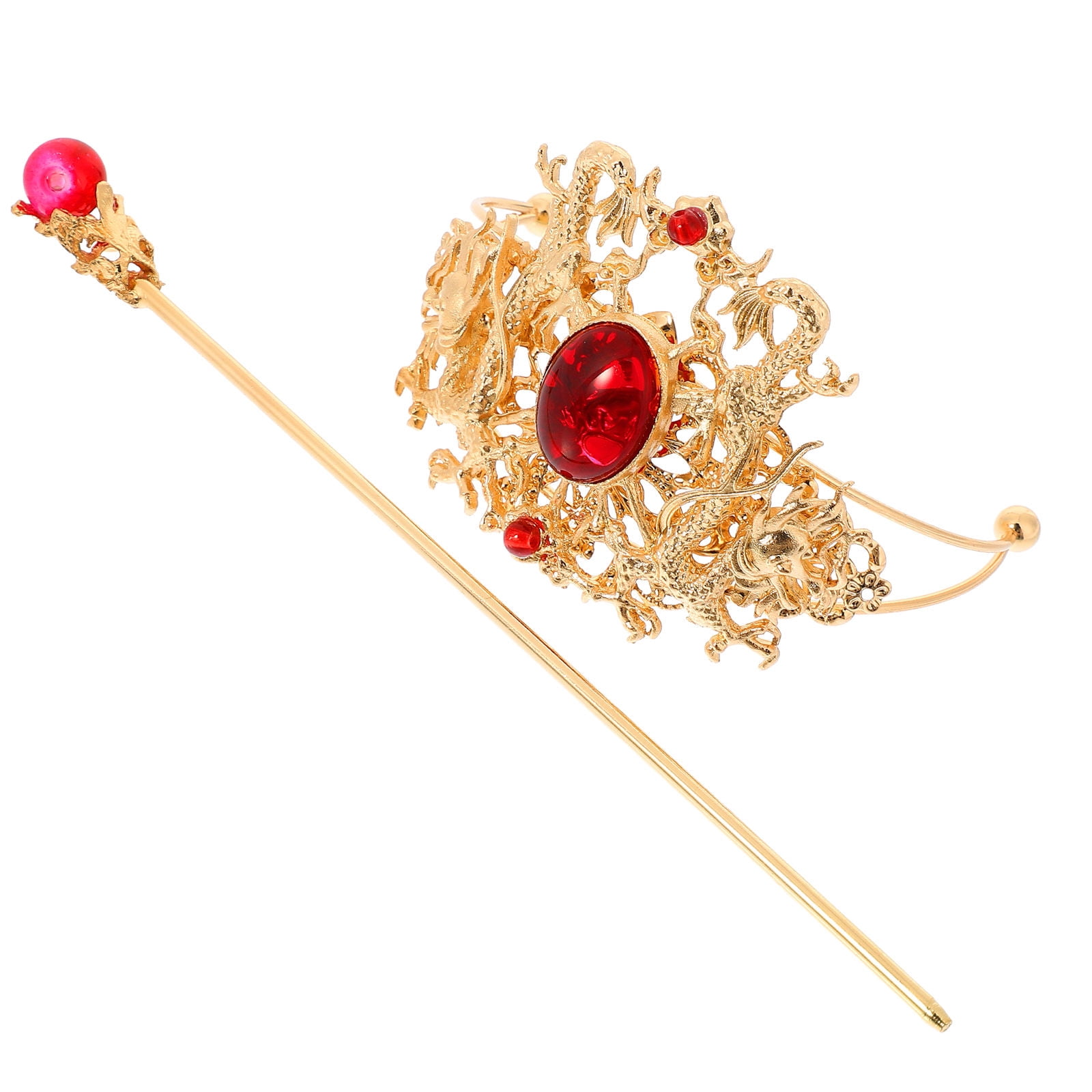 KONTONTY Traditional Hanfu Hair Golden Hairpin Iron Decoration for ...