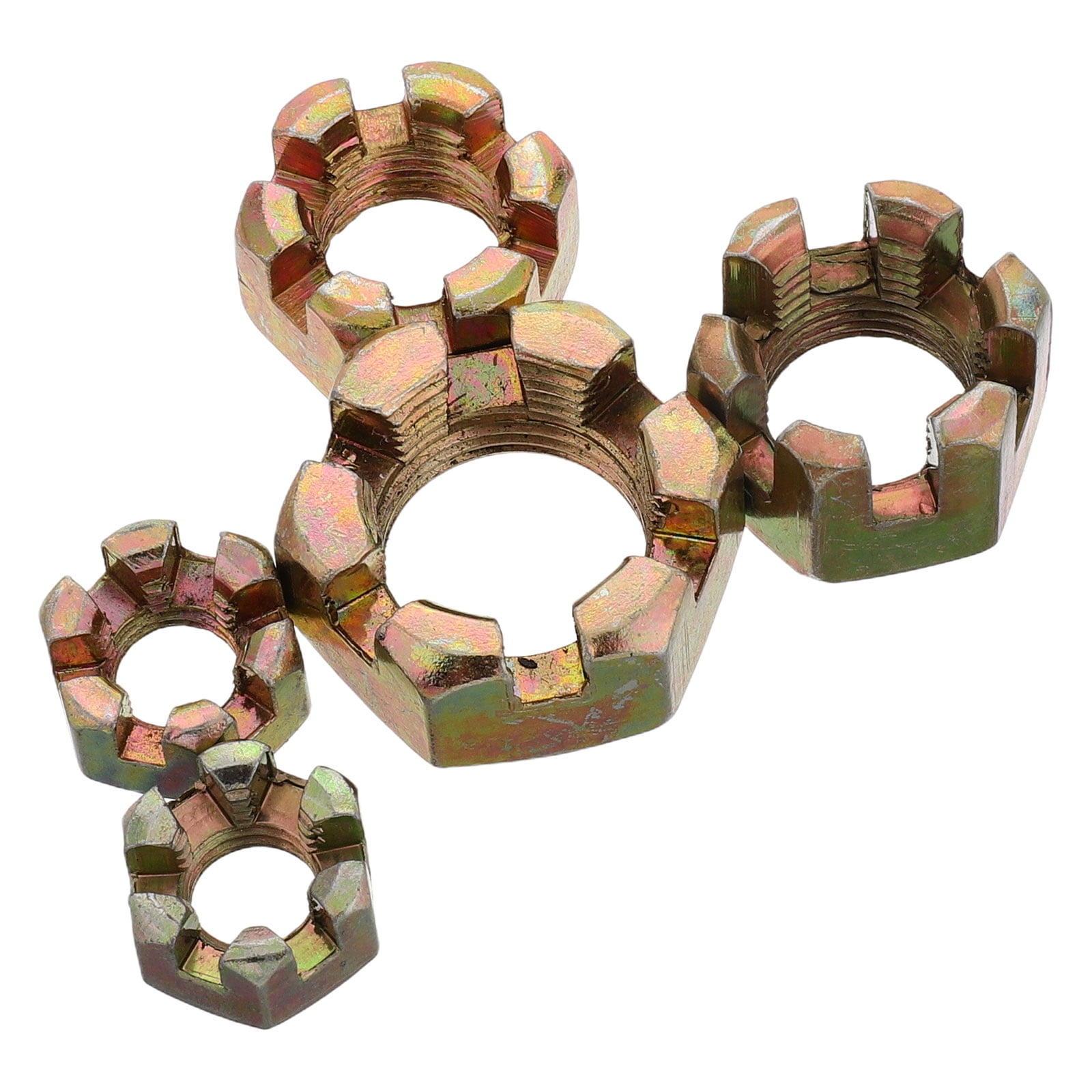 KONTONTY WORGEOUS 5pcs Go Kart Tie Rods and Steering Stem Nuts with Go ...