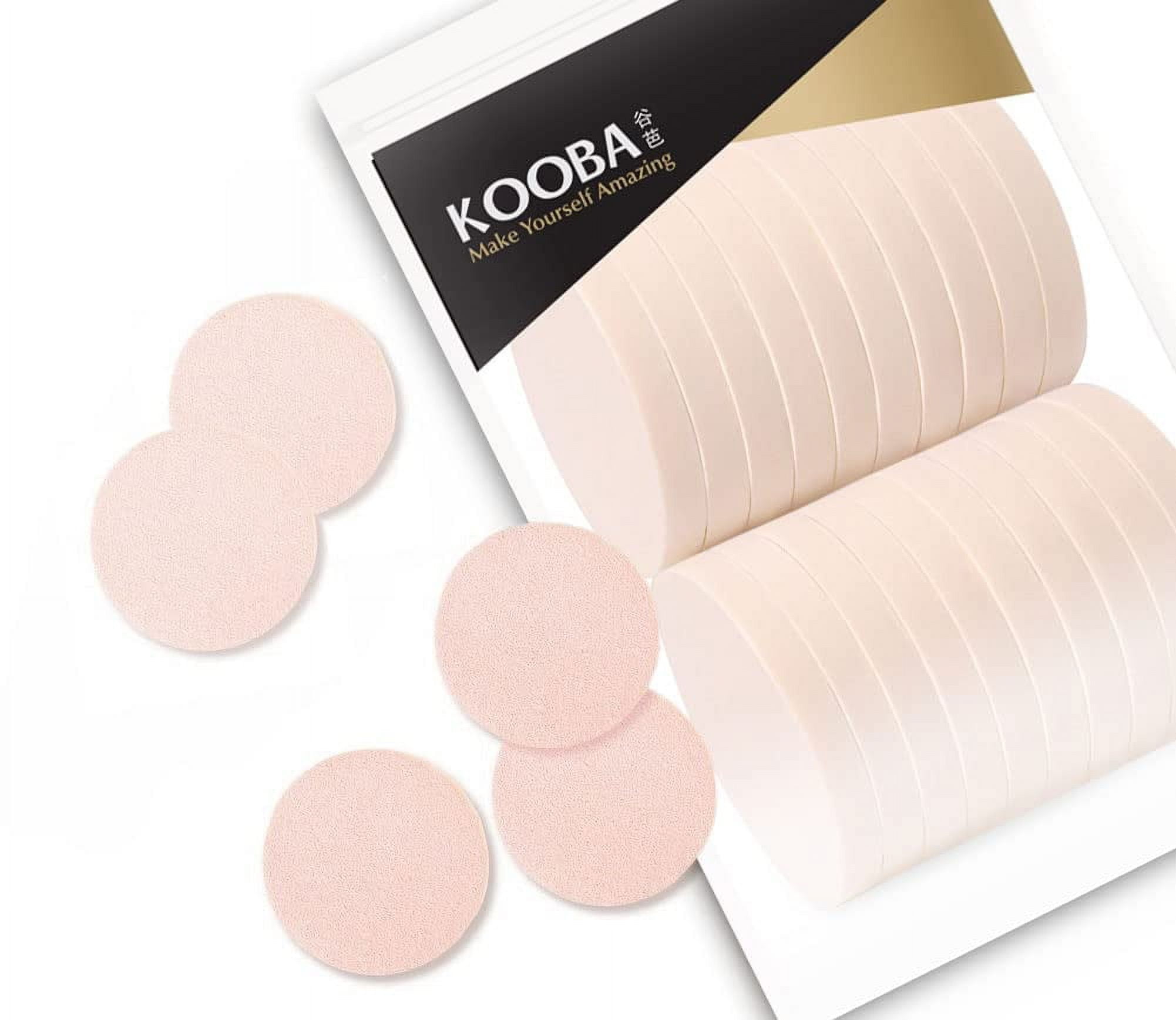 KOOBA 20pcs Makeup Powder IFF17 Round Sponges Latex Free Disposable ...