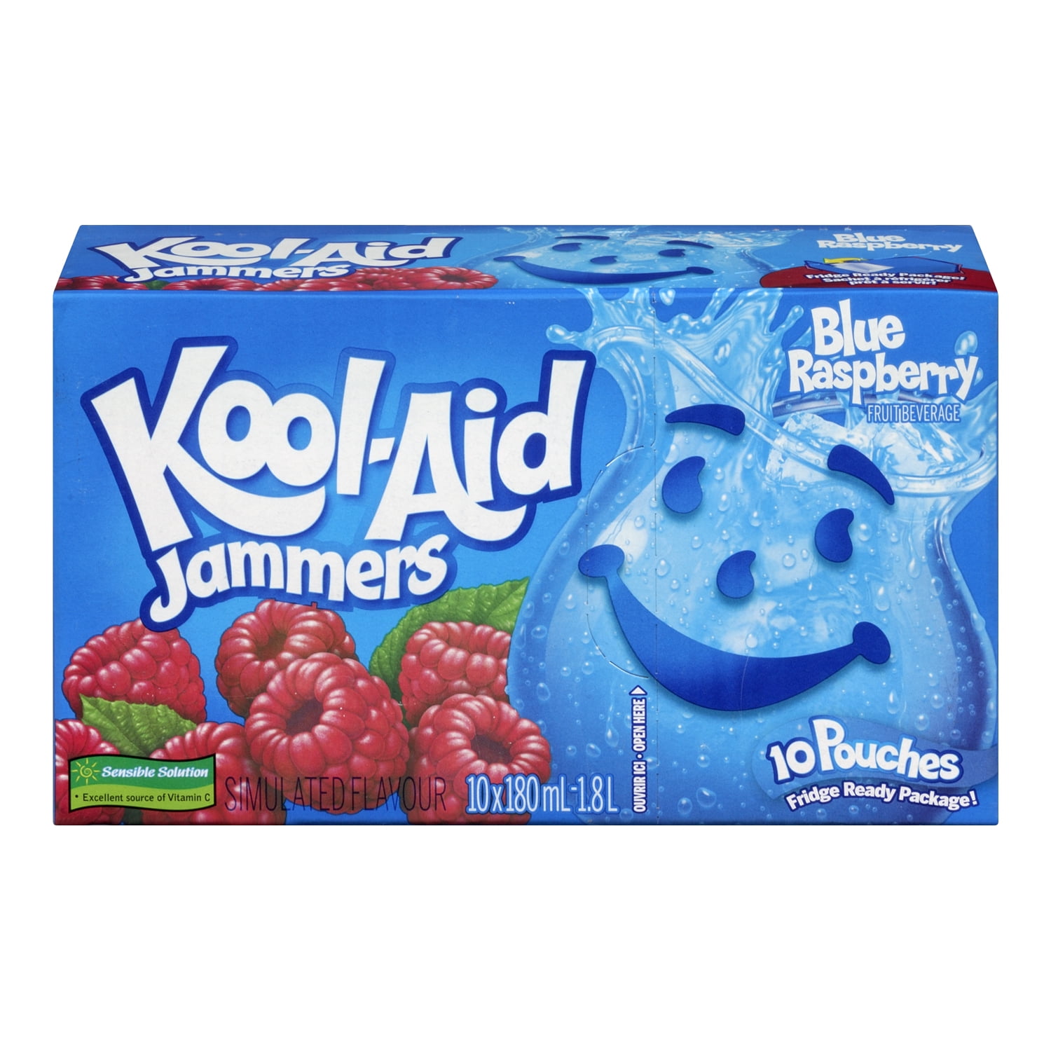 KOOL-AID JAMMERS READY TO DRINK SOFT DRINK Blue Raspberry - Walmart.com