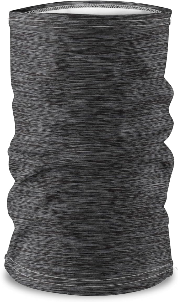 KOOLGATOR Dual-Purpose Neck Gaiter for Men, Women & Kids (Black Heather ...