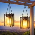 KOOPER Solar Lanterns Outdoor Waterproof, Upgraded Bright Hanging ...