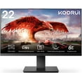 KOORUI 22 Inch 75Hz 99%sRGB LED Computer Monitor,Full HD 1920 x 1080 ...