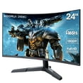 KOORUI 24" 165Hz/144Hz 1ms Curved Gaming Monitor,FHD 1080P 100%sRGB ...