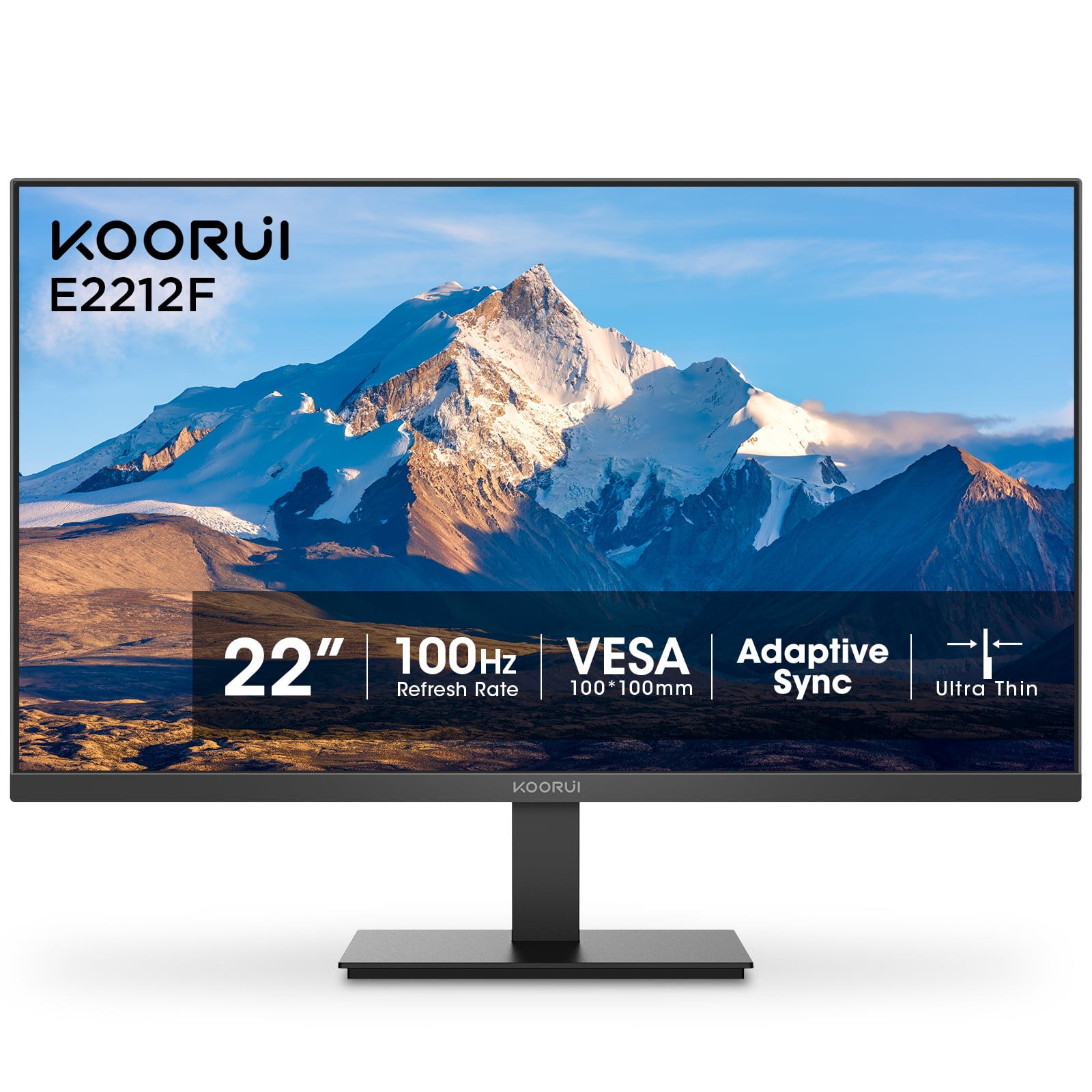 KOORUI 32 Inch Built Adjustable Height Computer Gaming Monitor, 170Hz 1ms 1440p, Adaptive Sync ...