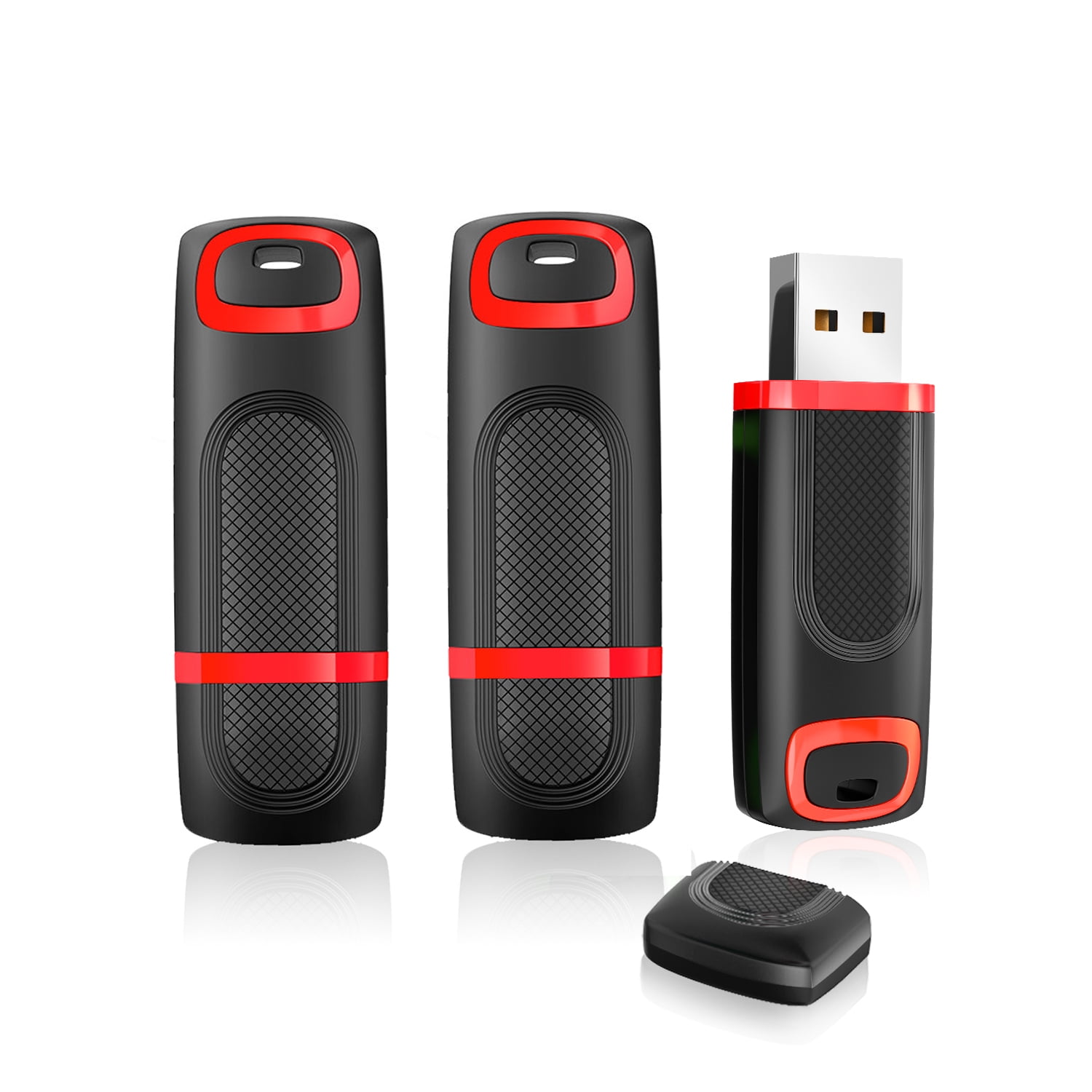 KOOTION 128 GB USB 3.0 Flash Drive 3 Pack Memory Stick Thumb Drive ...