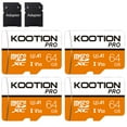 Kootion 4 Pack 64GB MicroSD Card, High-Speed SDXC Memory Card, U3 V30 ...