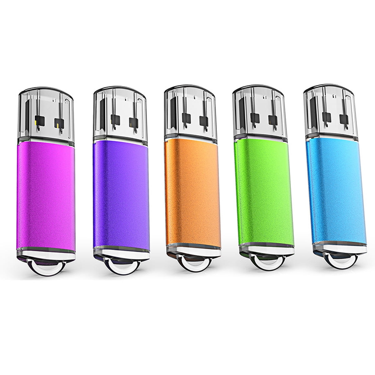 KOOTION 5 Pack 16GB USB 2.0 Flash Drive Thumb Drives Memory Stick, 5 ...