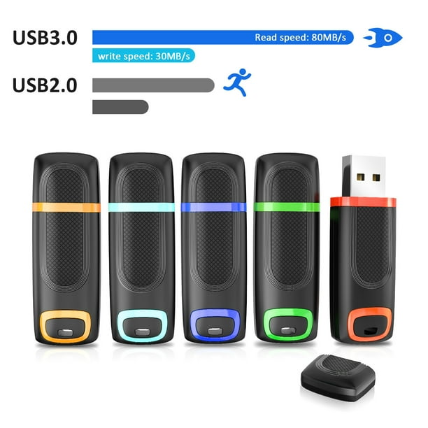 KOOTION 5 Pack USB 3.0 Flash Drive 32 GB Memory Stick Thumb Drive Super ...