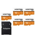 KOOTION 128GB Micro SD Card 5 Pack, High Speed U3 TF Card for Phone ...