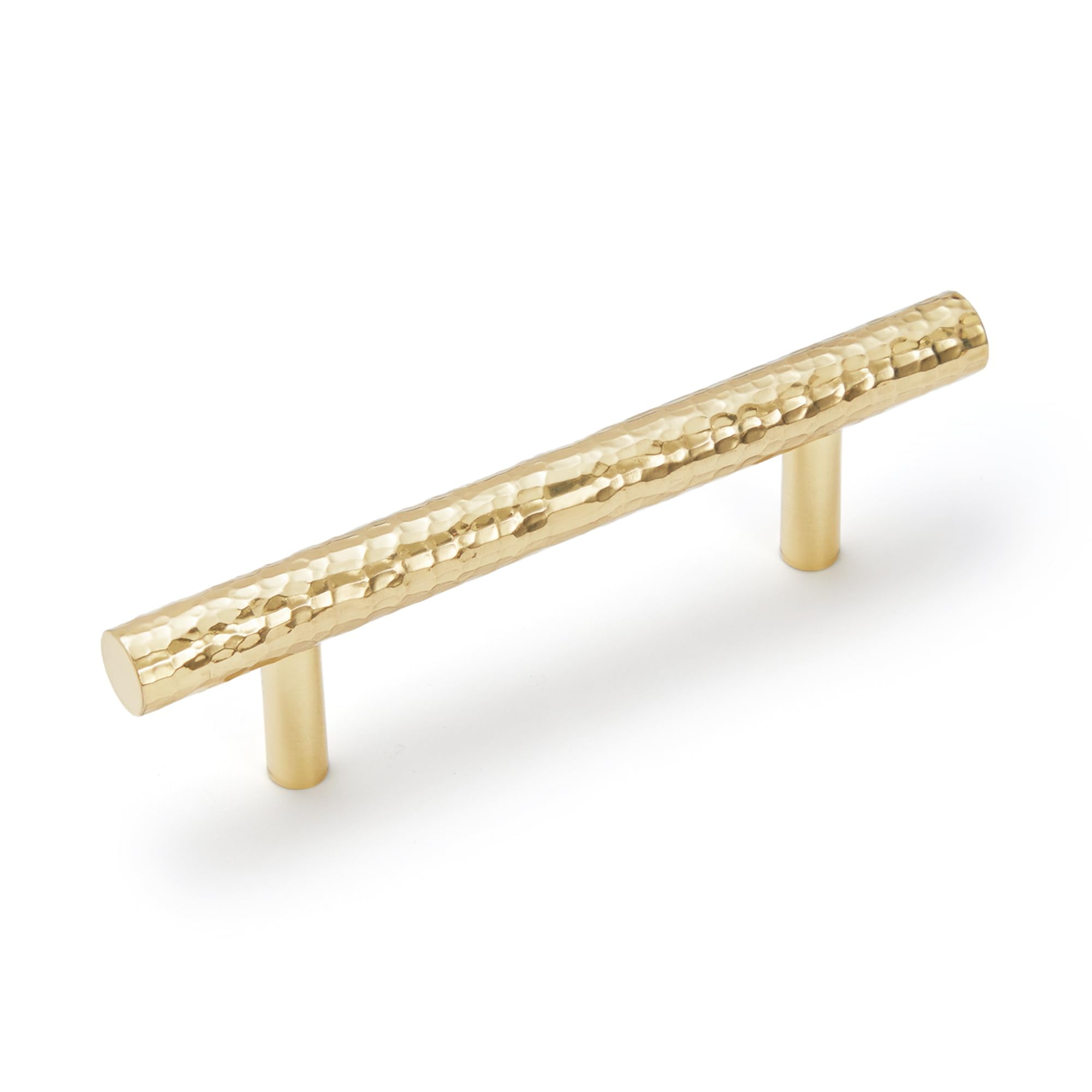 KOPPALIVE 6-Pack Solid Brass Kitchen Cabinet Pulls, Gold Modern T-Bar ...