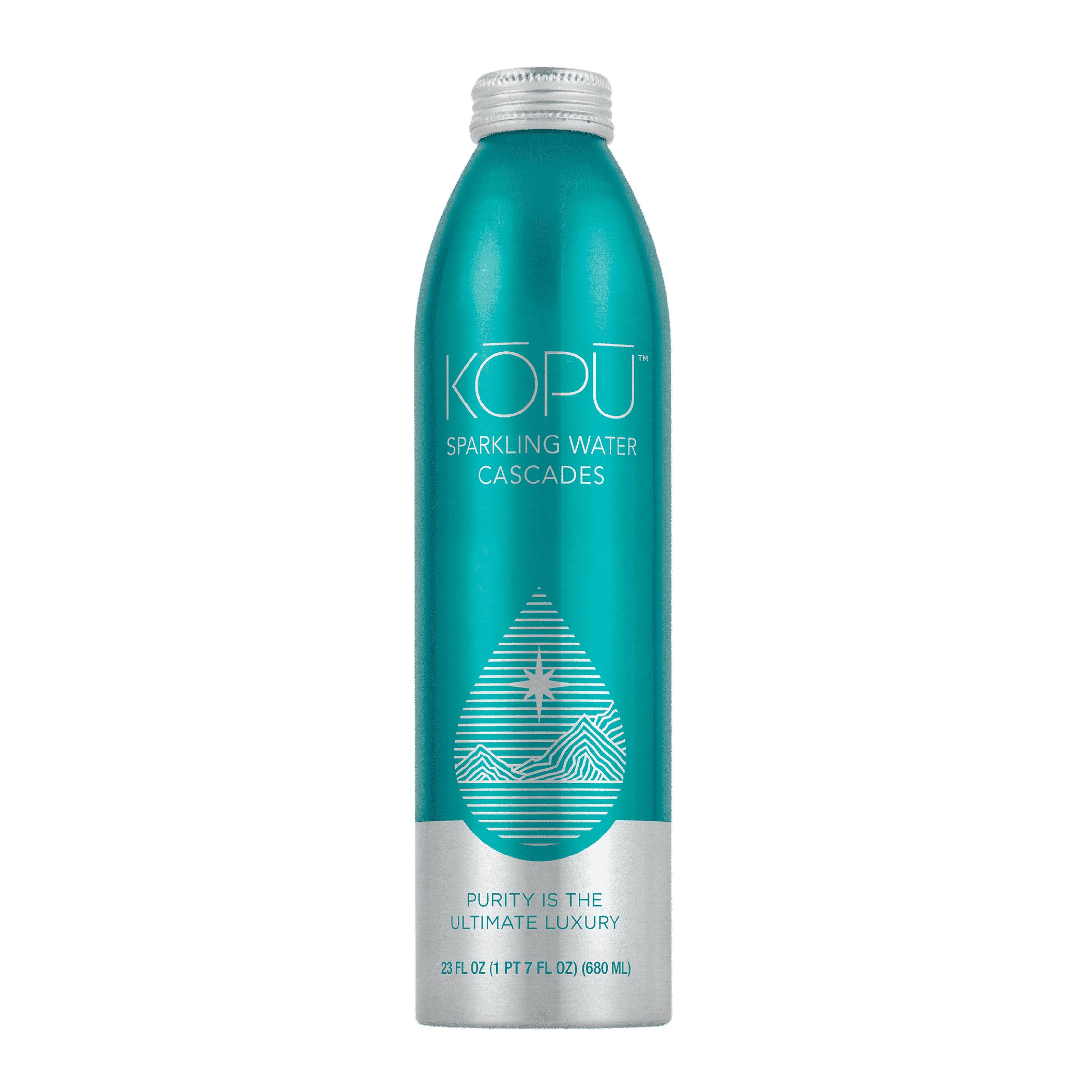 KOPU Water, 23oz Sparkling Water, 12 bottles per case - Walmart.com