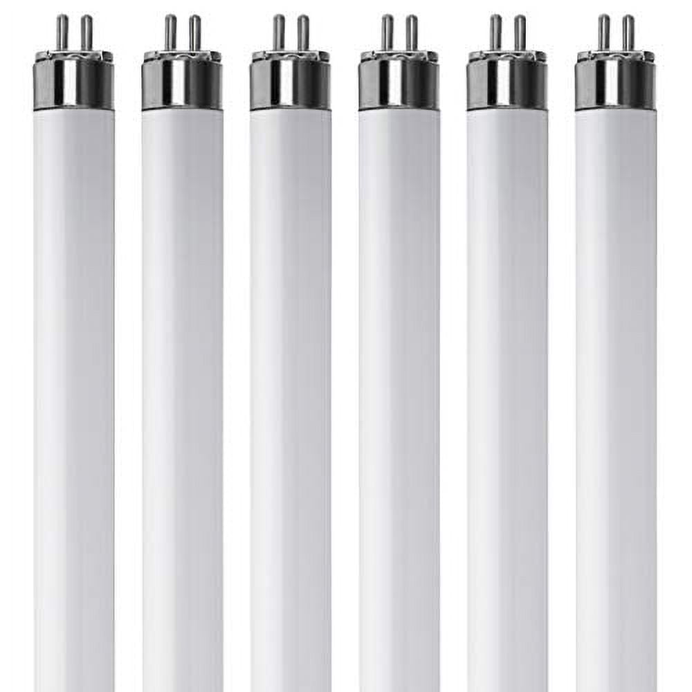 KOR (Pack of 6) F8T5/WW - T5 Fluorescent 3000K Warm White - 8 Watt - 12 ...