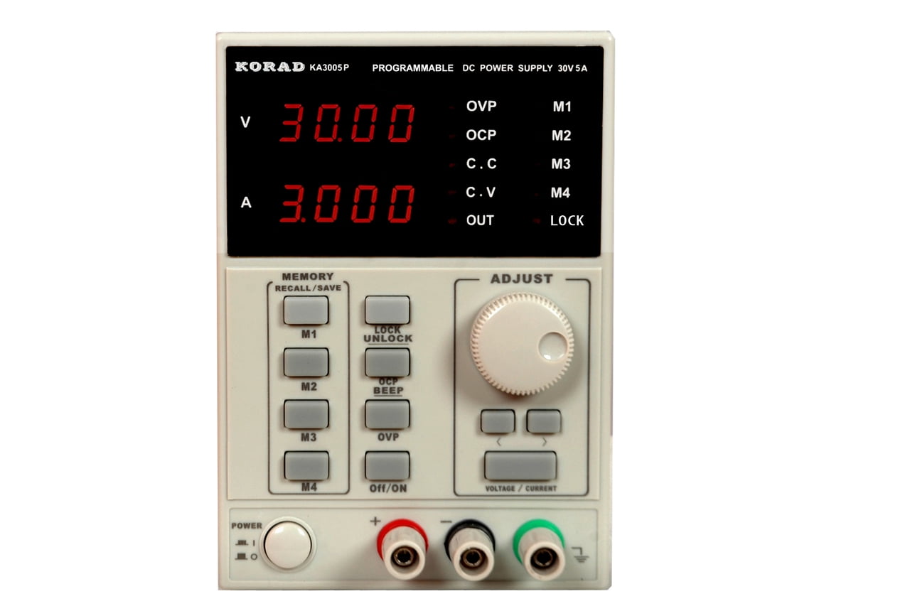 KORAD KA3005P - Programmable Precision Variable Adjustable 30V, 5A DC Linear Power Supply ...